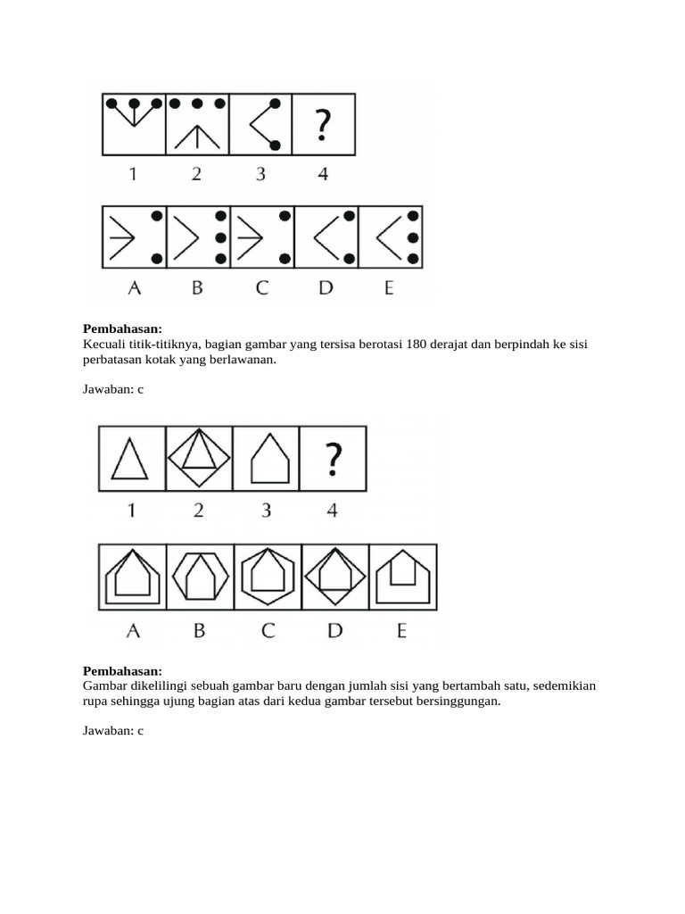 Soal Figural 2024 | PDF