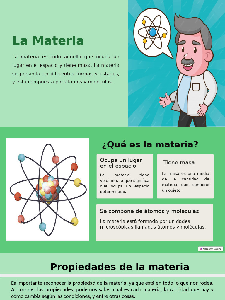 Propiedades y Estados de la Materia | PDF | Importar | Masa