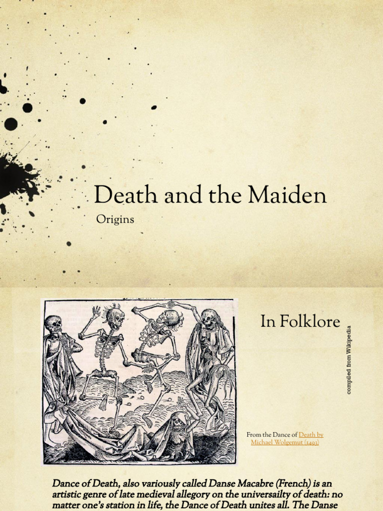Death and The Maiden Folklore, Music and Art | PDF