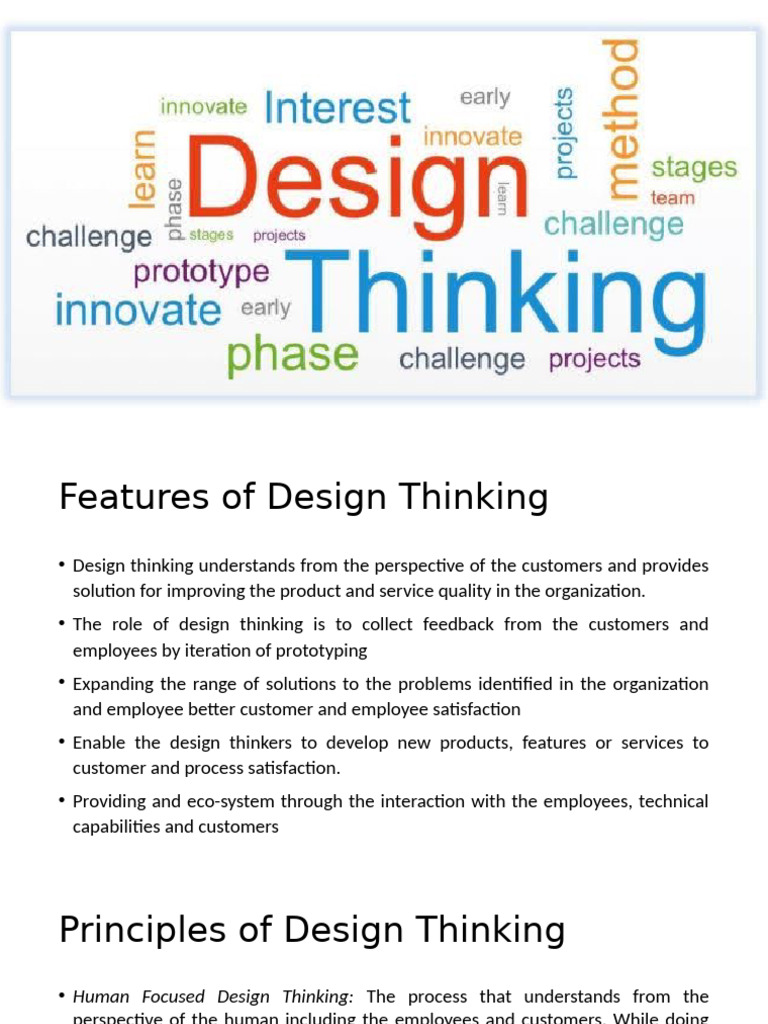 Principles of Design Thinking Explained | PDF