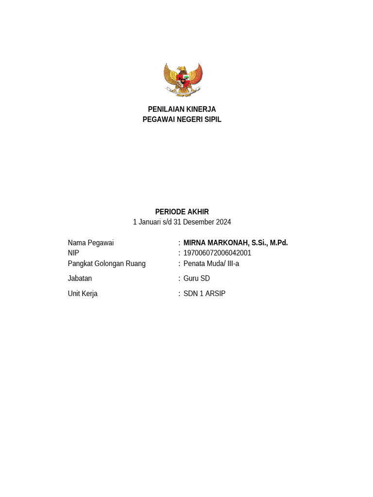 SKP Guru SD 2024: Contoh dan Panduan | PDF
