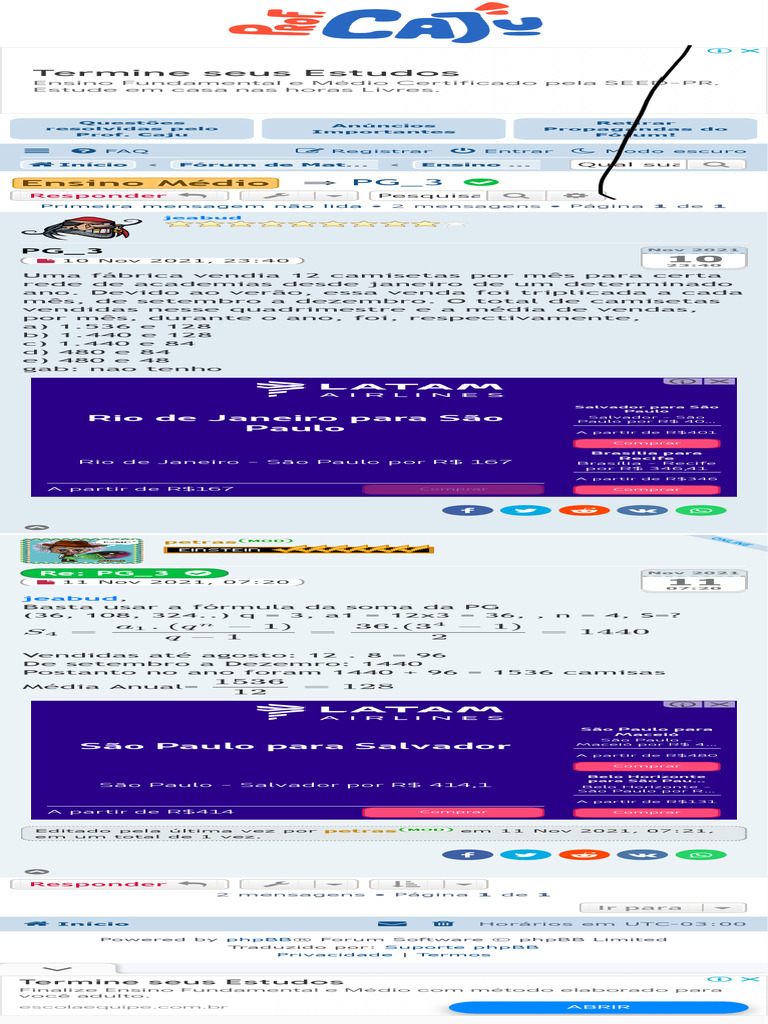 PG - 3 - Estude! Com Prof. Caju | PDF