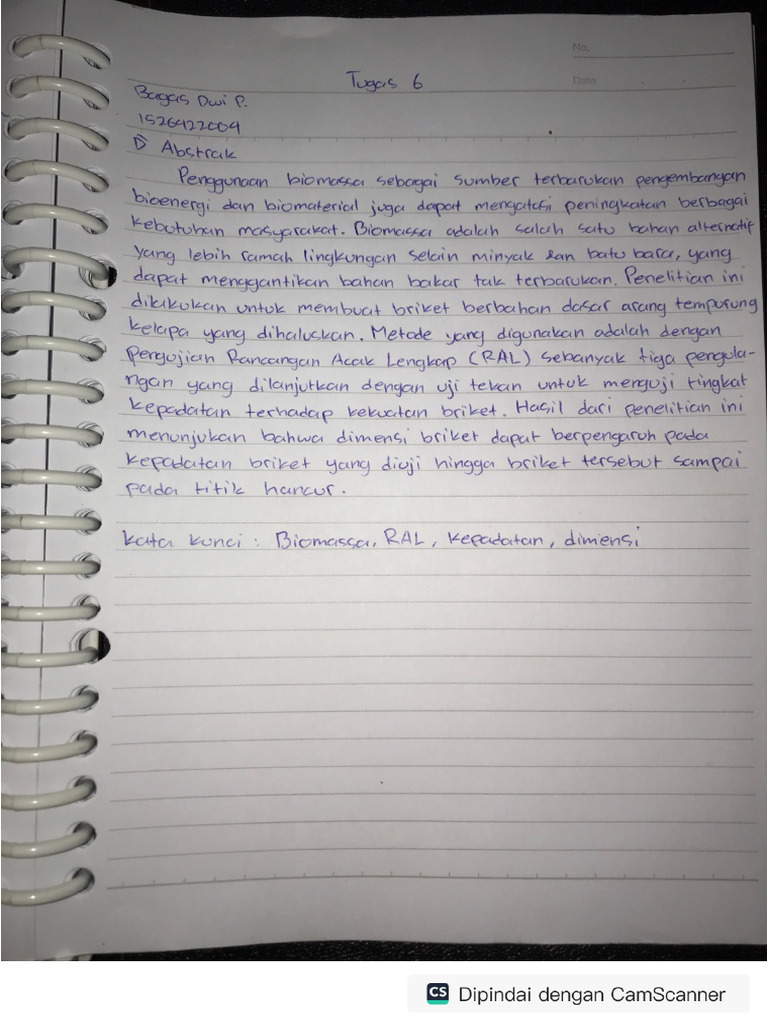 4 - Bagas Dwi Prasetyo - 1526422004 - Tugas Ke 6 | PDF