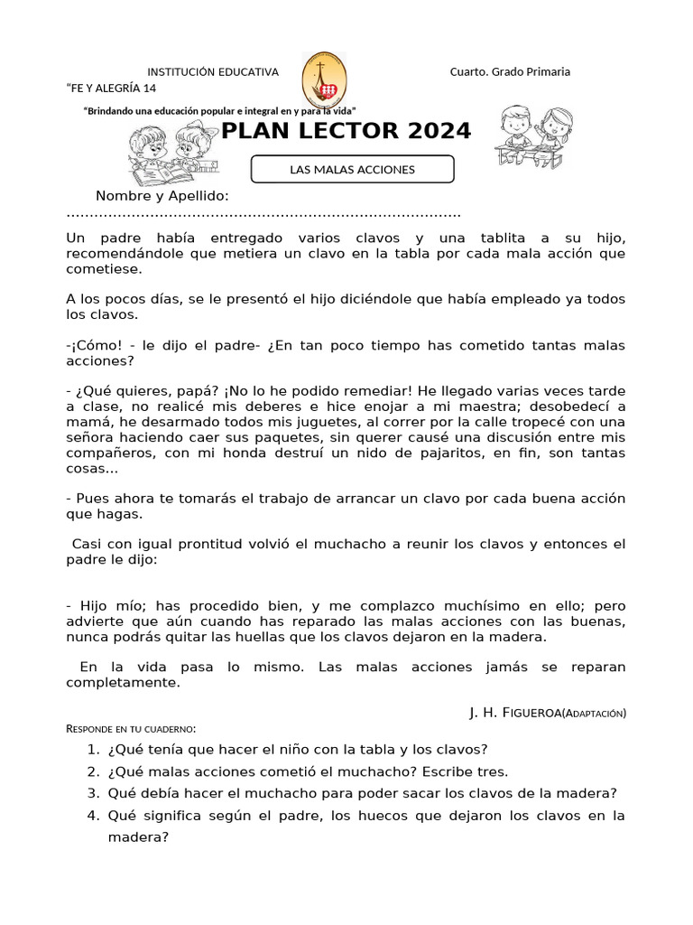 Plan Lector (2 | PDF