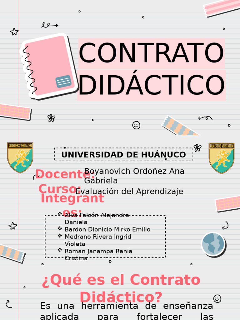 Contrato Didáctico: Ventajas y Funciones | PDF | Enseñando | Aprendizaje