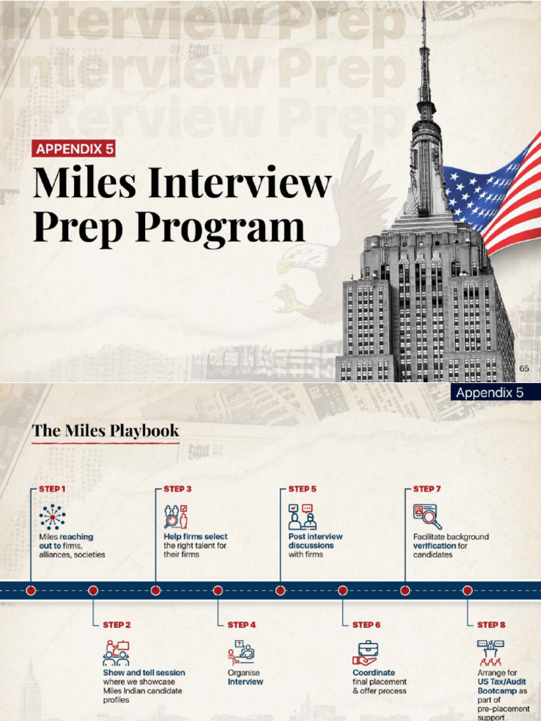 Miles Interview Preparation Program | PDF