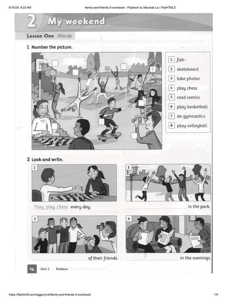 Family-And-Friends-3-Workbook - Flipbook by Mavisda Le - FlipHTML5 | PDF