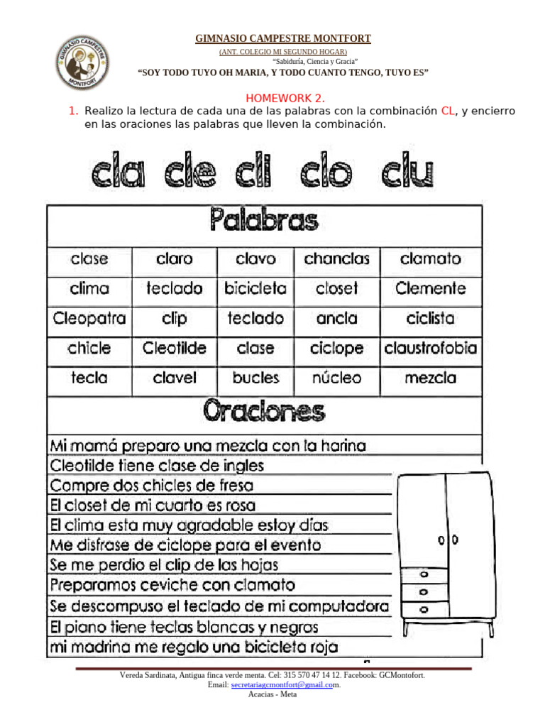 Sílaba Cl. | PDF