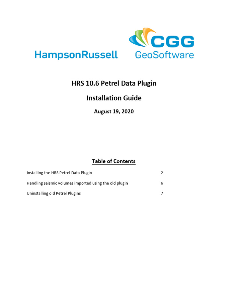 Petrel_Plugin_Installation | PDF | Computer File | Utility Software