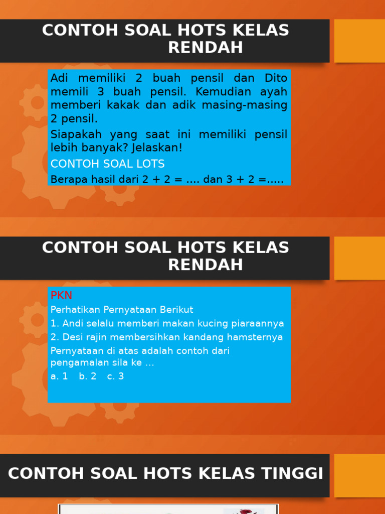 Contoh Soal HOTS - KKG | PDF