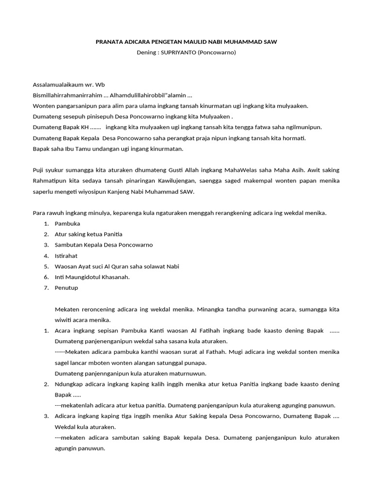 PRANATA ADICARA . mc | PDF