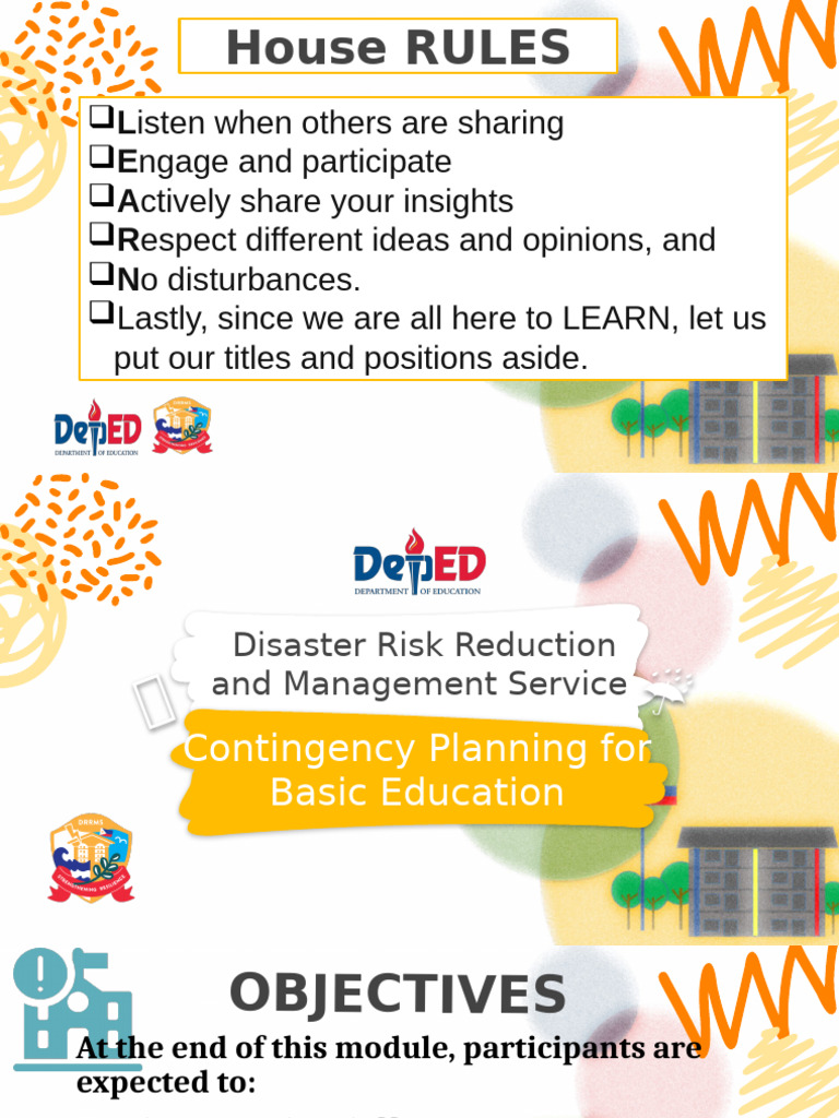 2024 - ConPlan For Basic Education | PDF | Emergency Management | Hazards