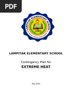 Fire Contingency Plan | PDF | Fire Safety | Emergency Management