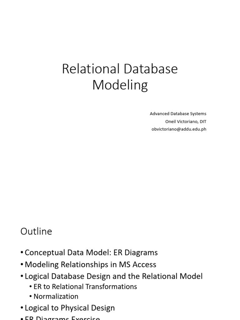 Session 1 Relational DBMS Review | PDF | Relational Model | Databases