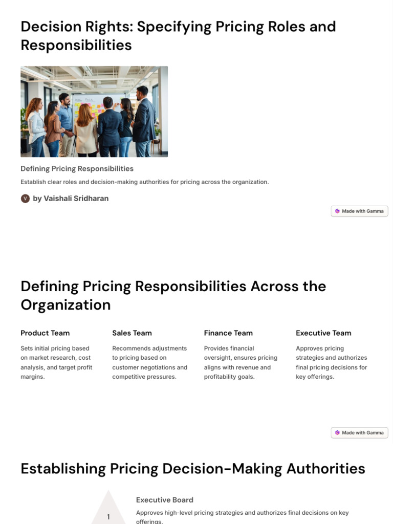 Decision-Rights-Specifying-Pricing-Roles-and-Responsibilities | PDF