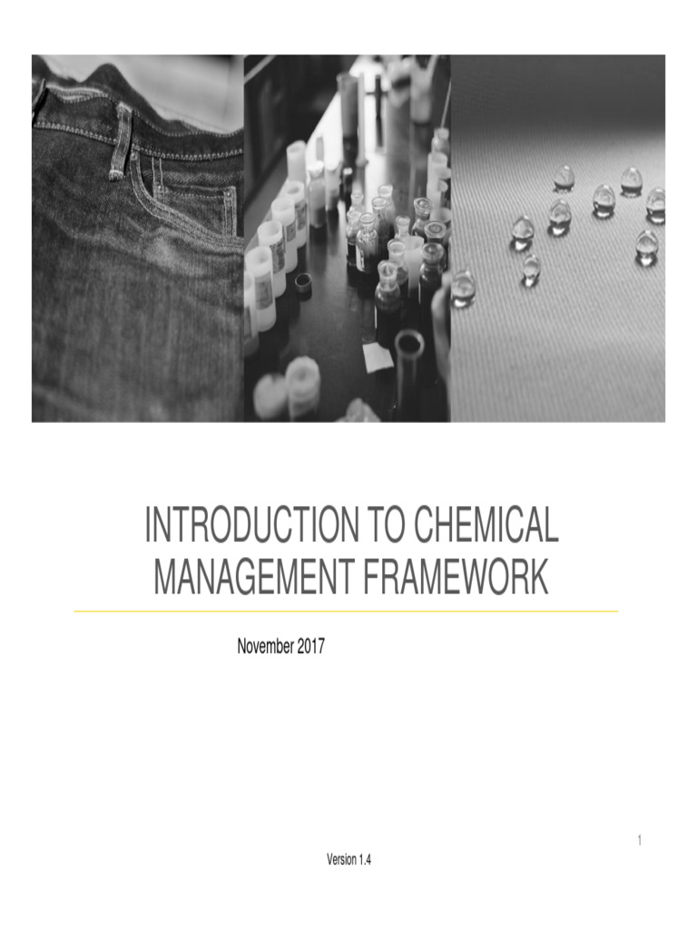 Chemical Management Framework Guide | PDF | Risk | Risk Management