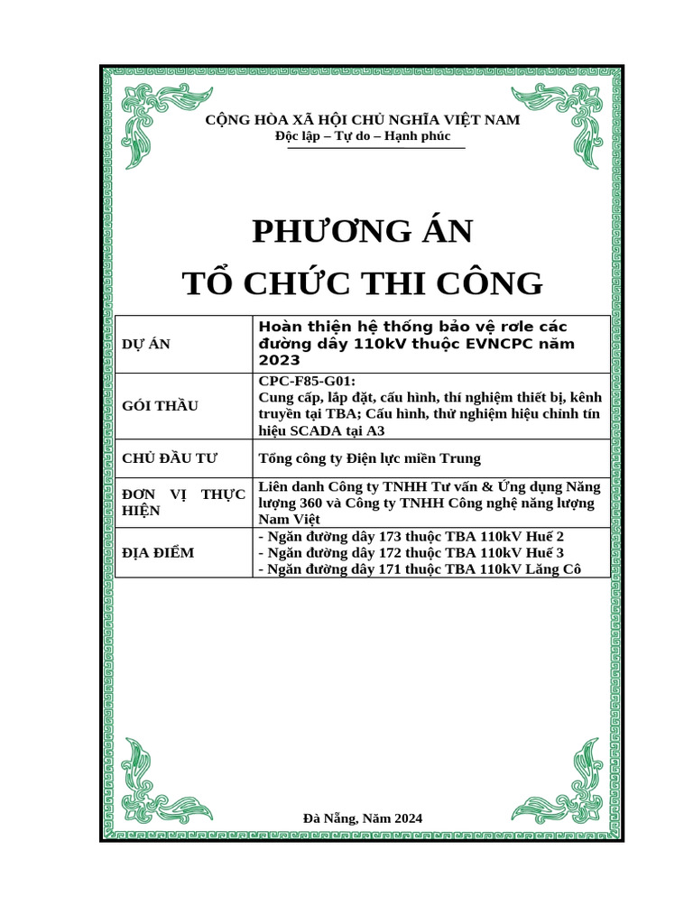 PATC F85 - HUEPC 24.09.24 - Ver1 | PDF