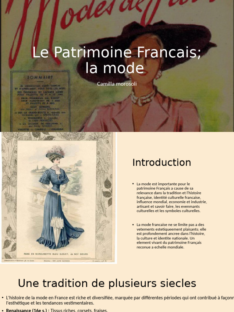 La Mode Francaise | PDF | Mode | France
