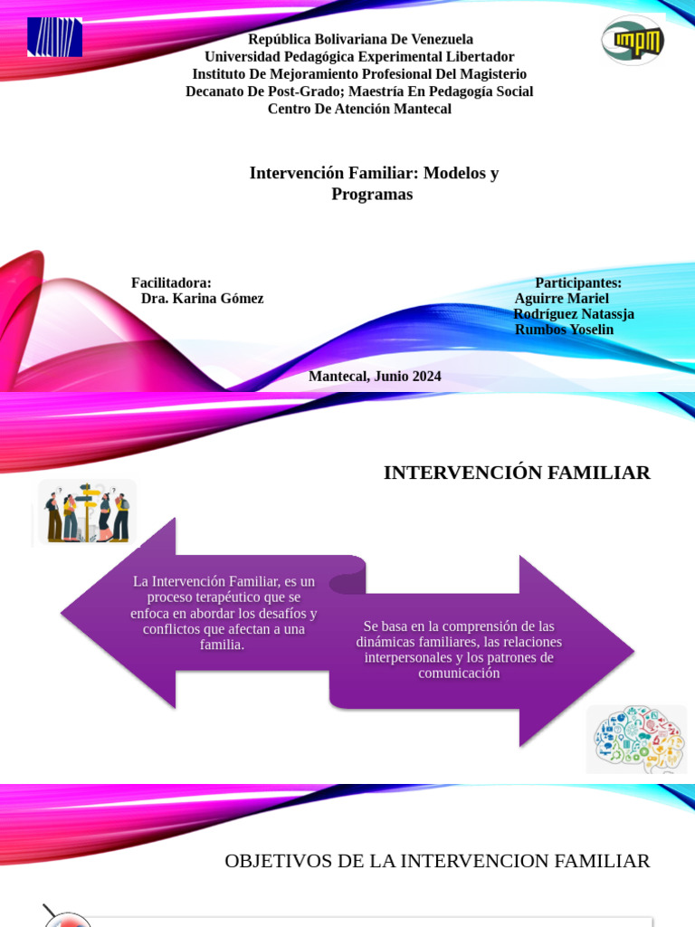 Presentacion Intervencion Familiar | PDF | Comportamiento | Ciencia ...