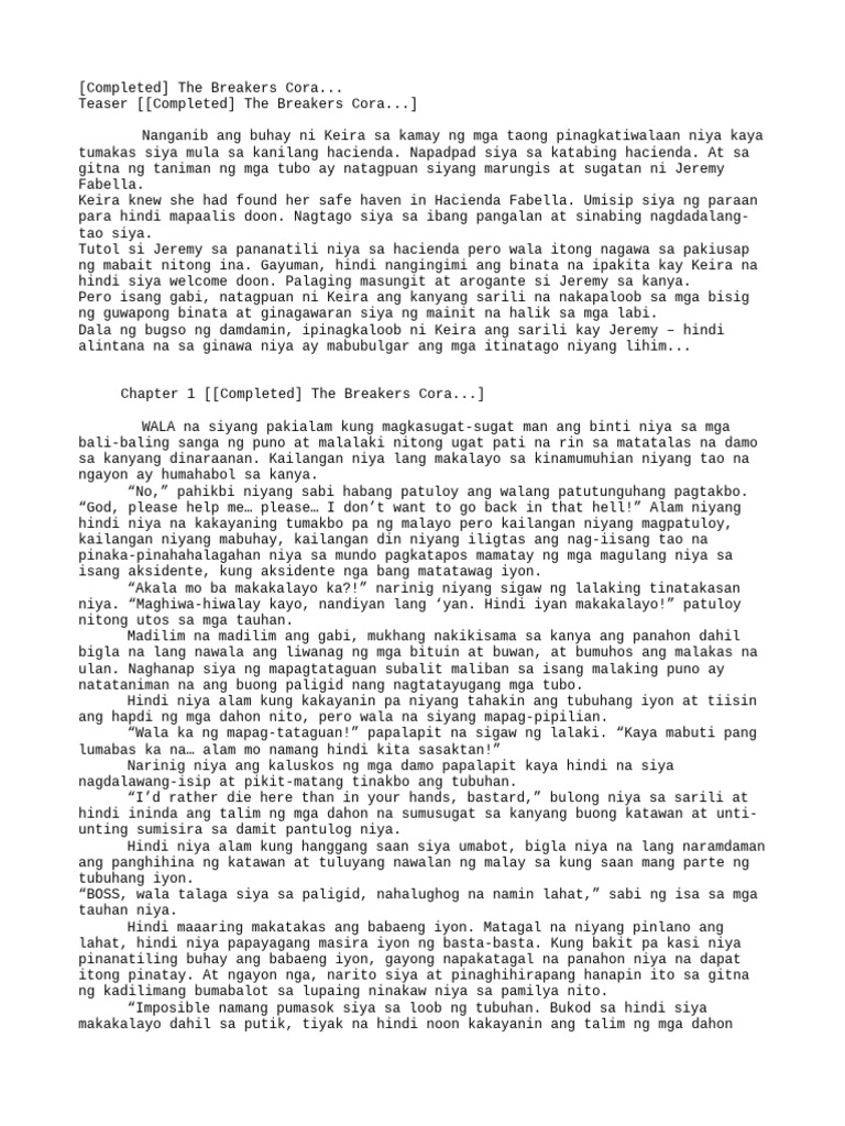 TBC #1 Jeremy Fabella | PDF