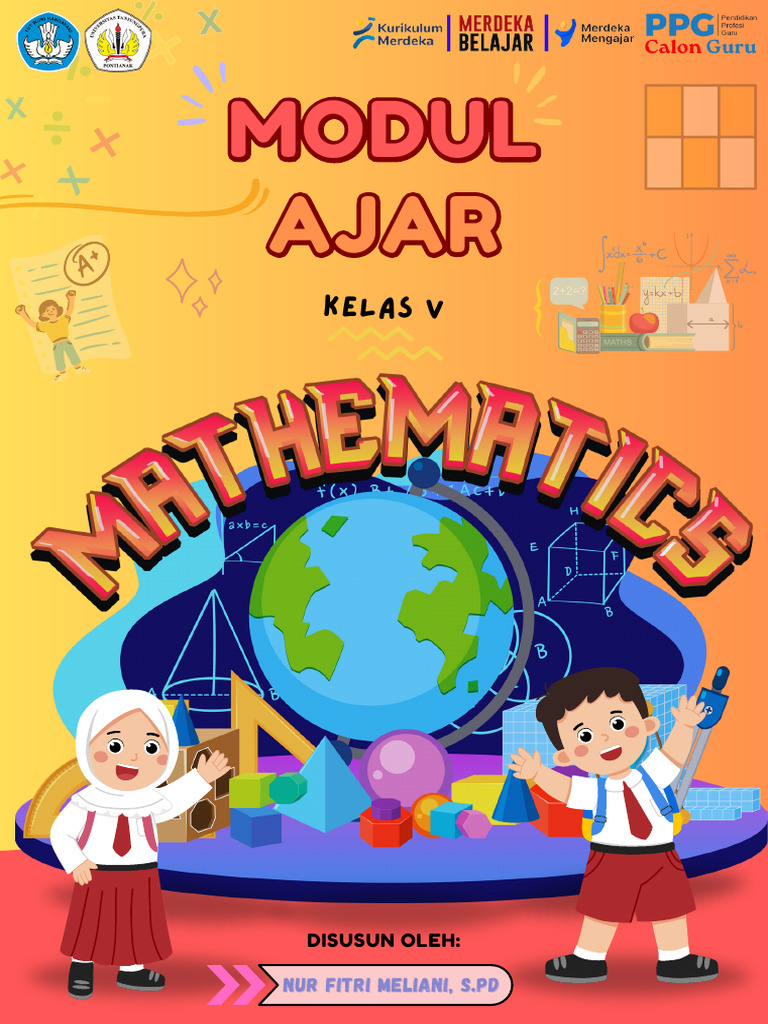 Modul by Canva Kelas V Matematika | PDF