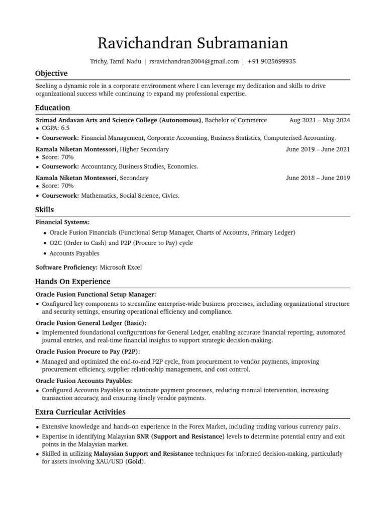 Ravi Resume | PDF