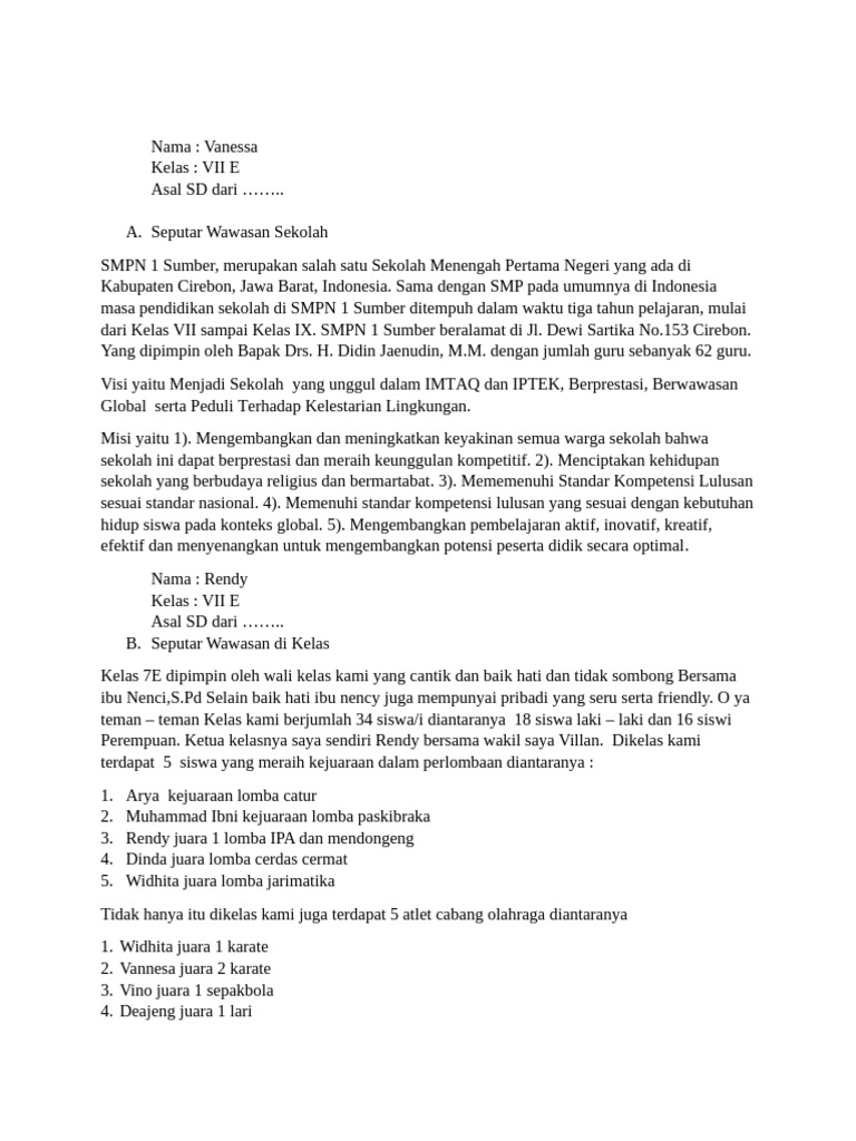 Teks Nok Dan Kacung | PDF