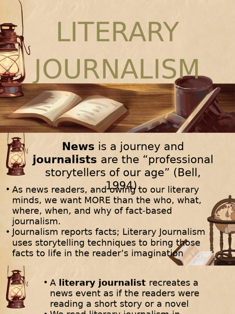 Understanding Literary Journalism | PDF | News | Journalism