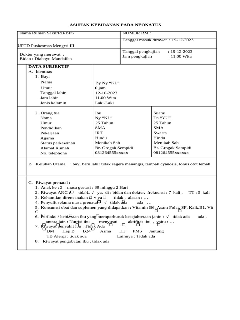 Askeb BBL Komplikasi | PDF