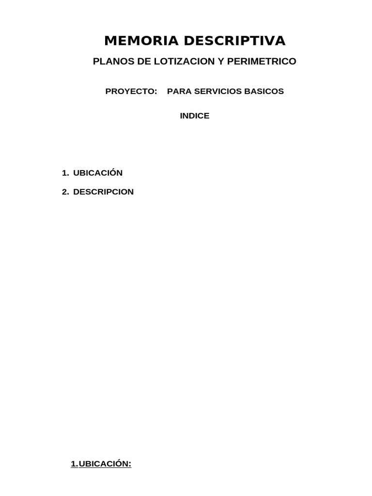 Planos de Lotización en Comas, Lima | PDF