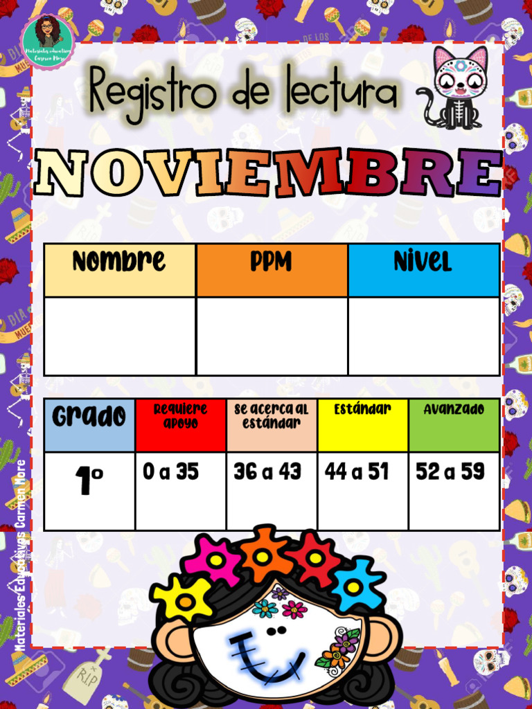 Registro de Lectura Noviembre | PDF