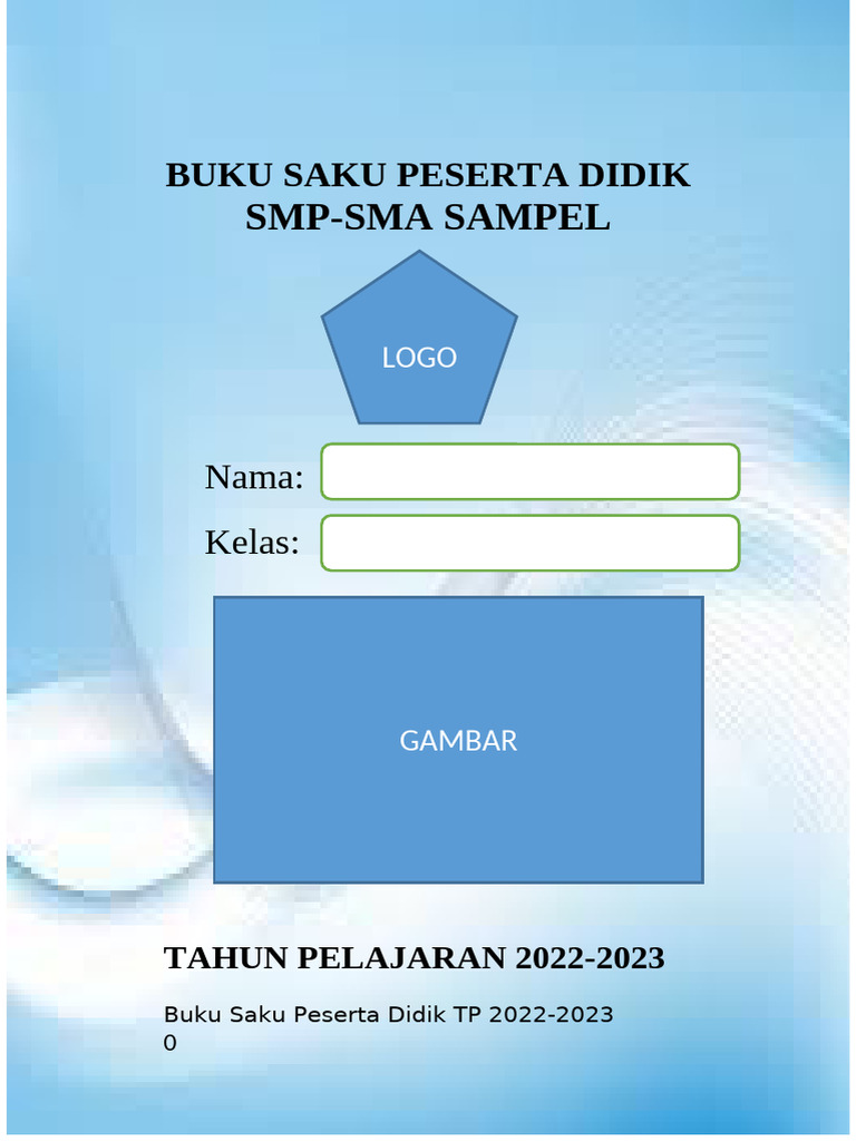 Buku Saku Peserta Didik SMP-SMA 2022-2023 | PDF