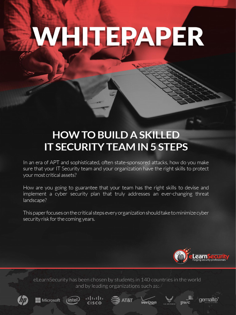 How to Build Your IT Security Team in 5 Steps | PDF | Computer Security ...