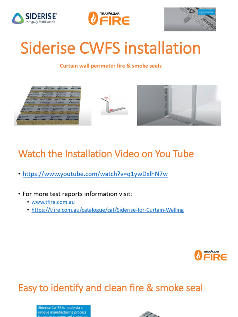 Siderise-CWFS-Installation-Guide | PDF