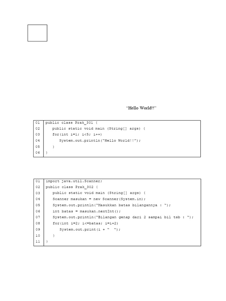 Program Dengan Perulangan | PDF
