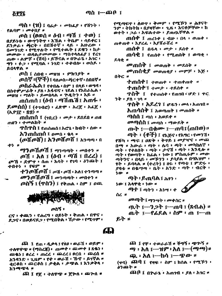 Amh Amh Dict 9 | PDF