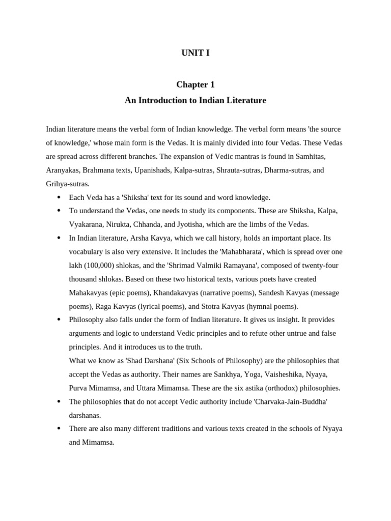 Unit 1 | PDF | Vedas | Puranas
