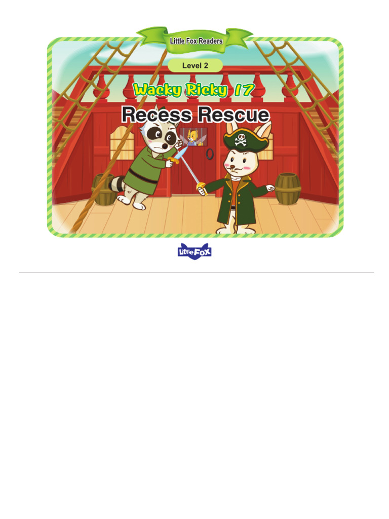 Lv02-017 - Wacky Ricky 17 - Recess Rescue | PDF