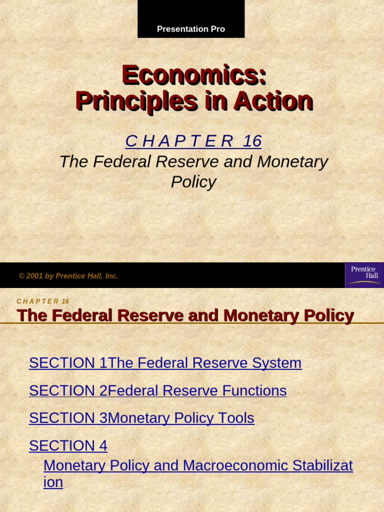 Chapter 16 1 | PDF | Federal Reserve | Money Supply