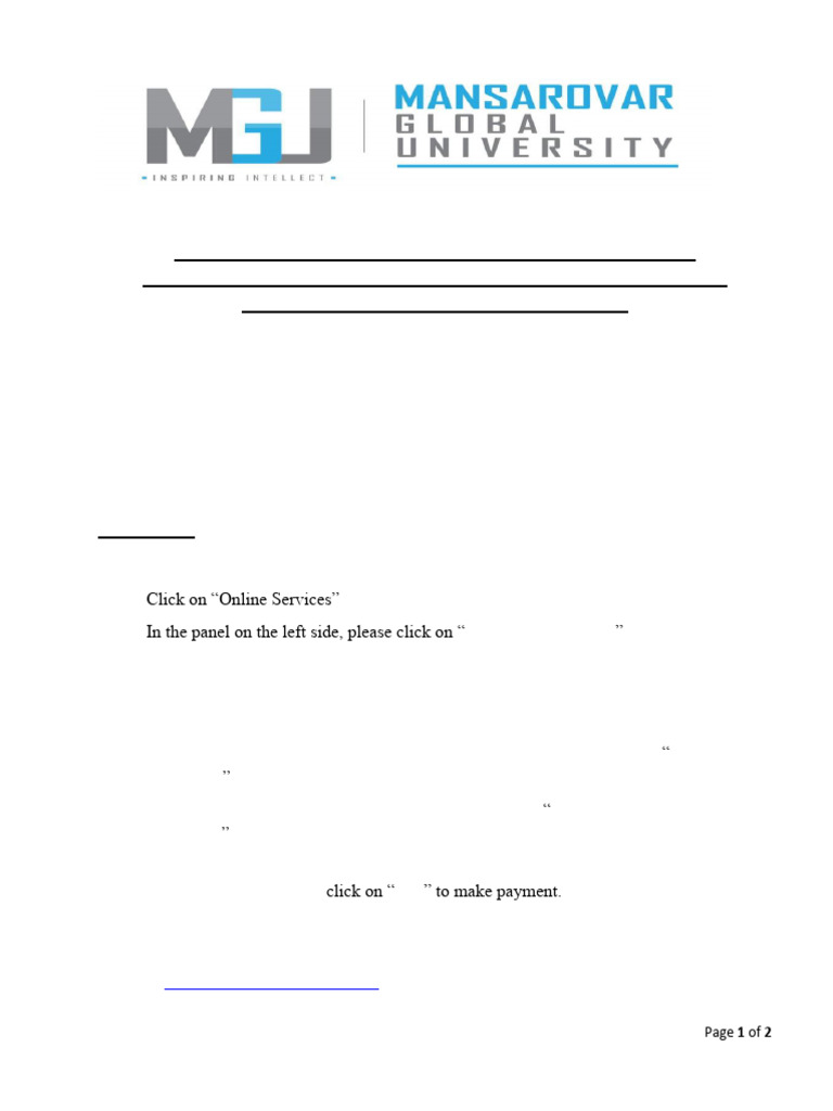 Standard Operating Procedure For Issue of Provisional Degree/ Migration ...