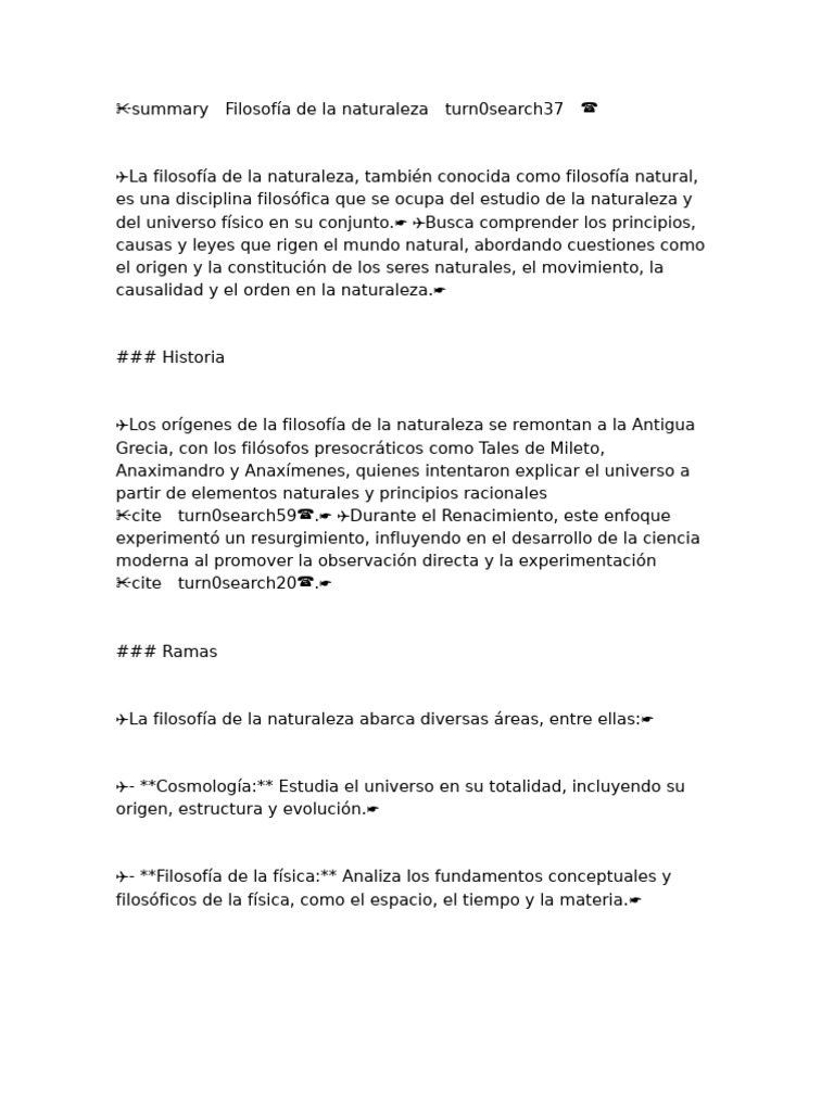Filosofía de La Naturaleza | PDF | Filosofía natural | Física