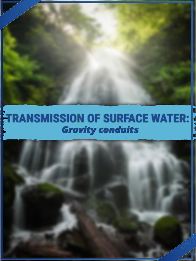 Gravity Conduits for Surface Water Management | PDF | Water | Aquatic ...