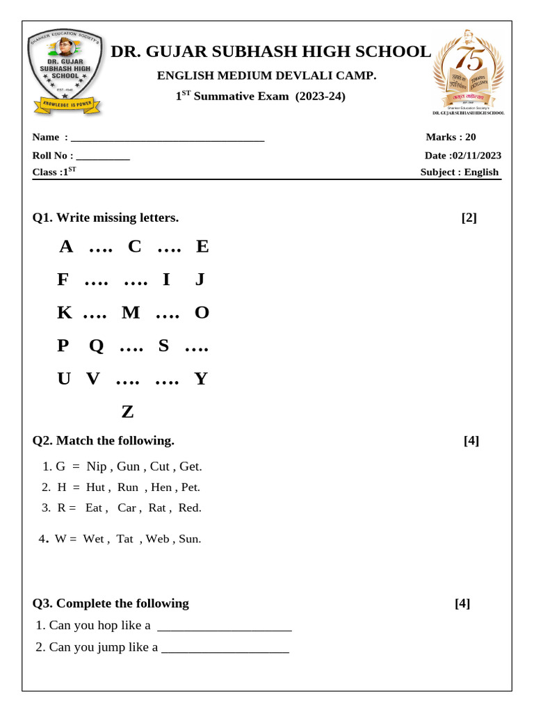 English Summative 1ST | PDF
