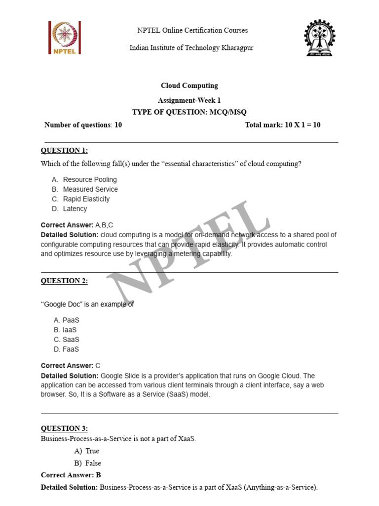 Assignment Cloud | PDF | Service Oriented Architecture | Cloud Computing