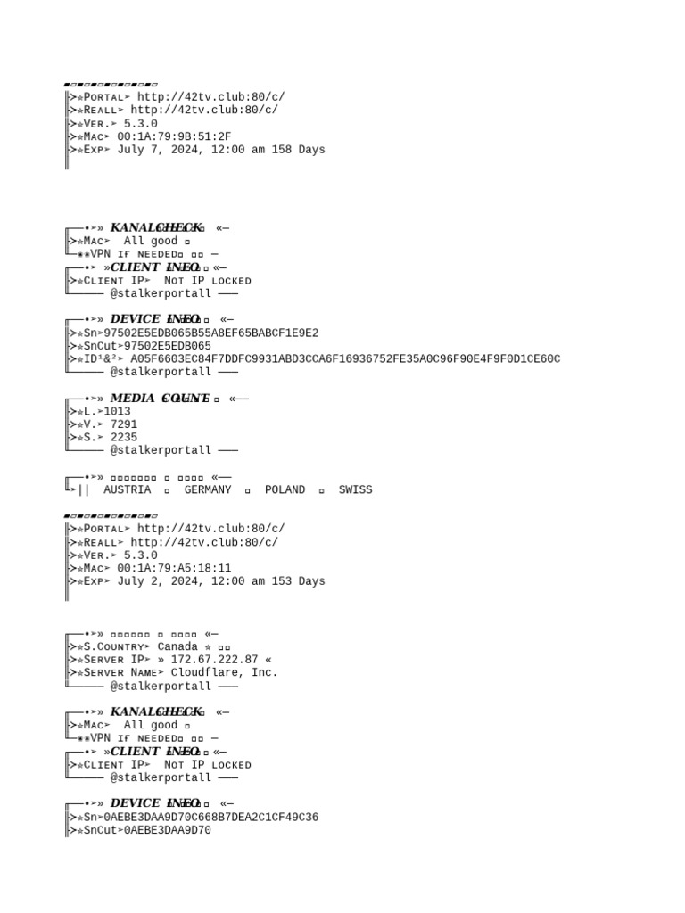 x25 MAC PORTAL STB 42TV - CLUB | PDF | Languages Of India | Languages Of Asia
