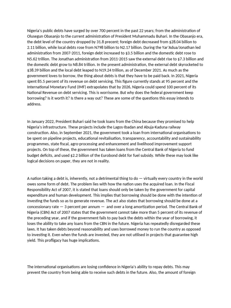 The Professional Forum Essay | PDF | Loans | Debt
