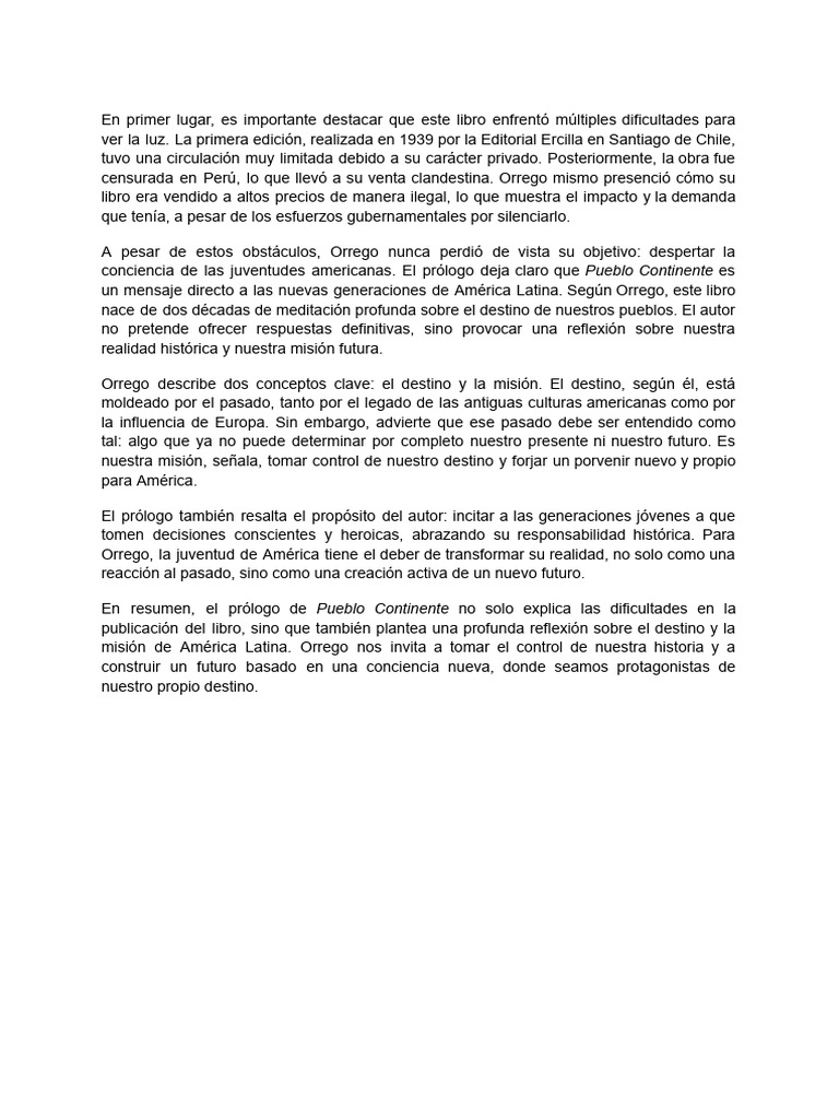 En Primer Lugar, Es Importante Destacar Que Este Libro Enfrentó ...