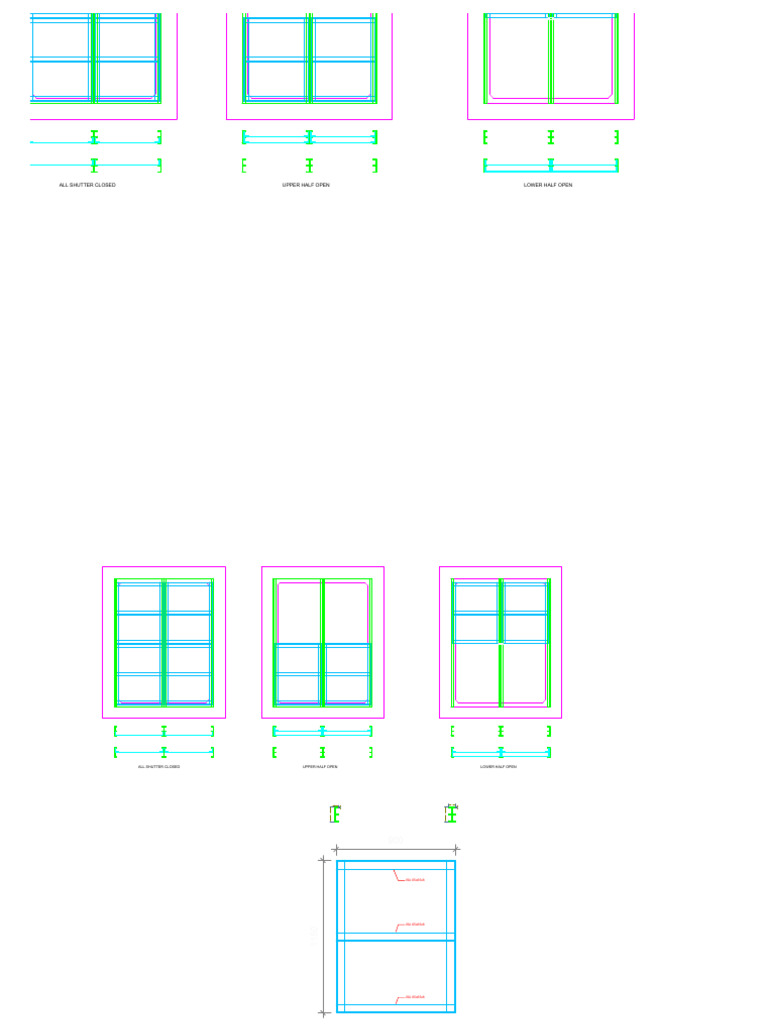Drop Down Shutter Specifications | PDF