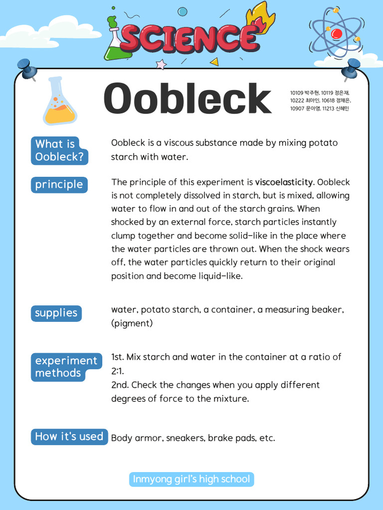 Oobleck: What Is Oobleck? Principle | PDF