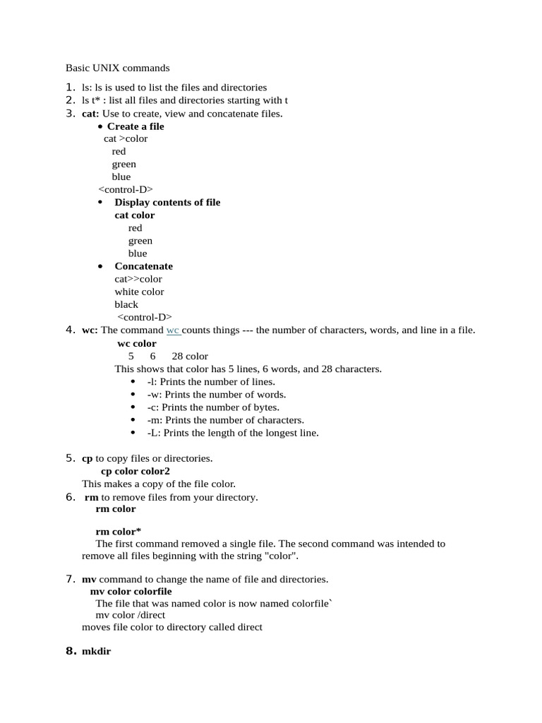 Os Lab Commands Pdf Computer File Text File 